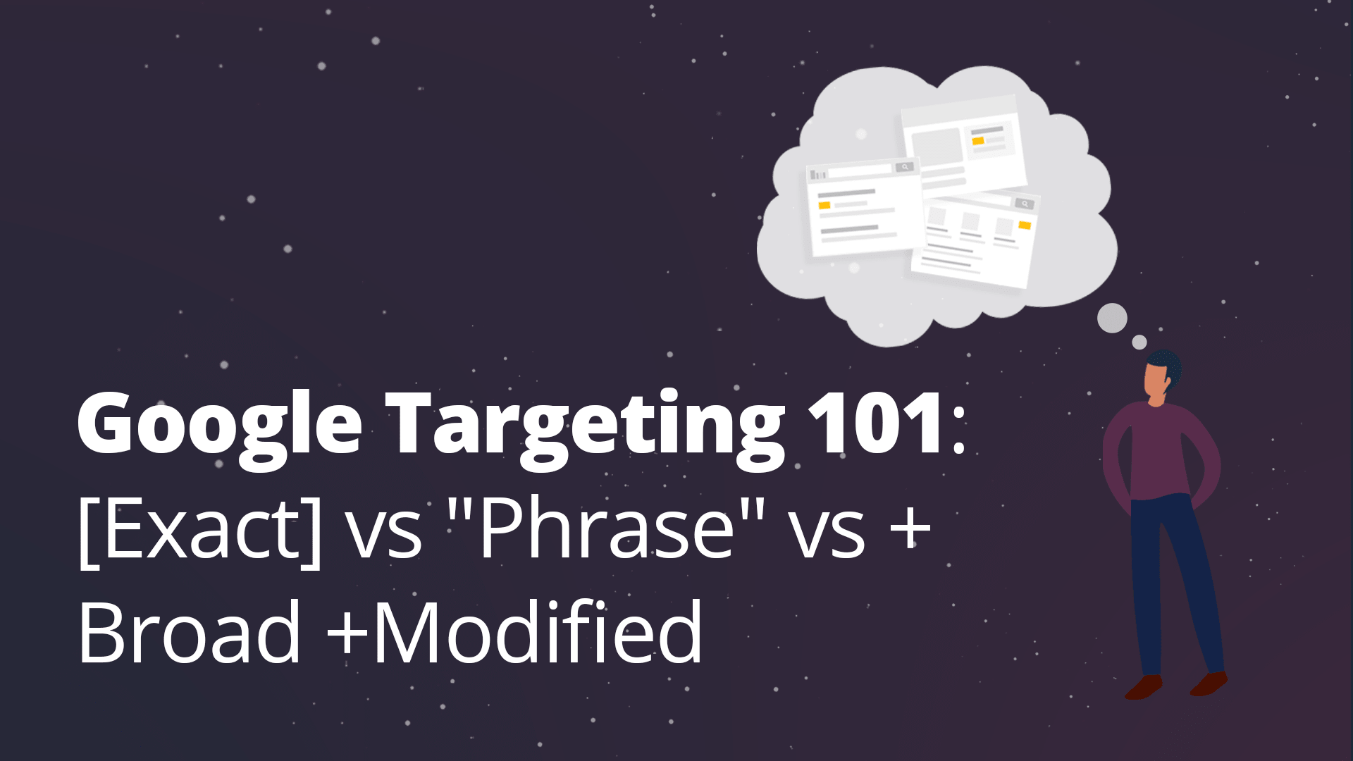 Google Targeting 101: [Exact] vs "Phrase" vs +Broad +Modified - Laborem ...